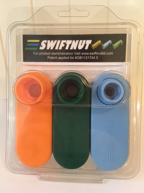 SWIFTNUT Nut-Runners Imperial Mixed Pack of 3 - for 5/16", 3/8" and 1/