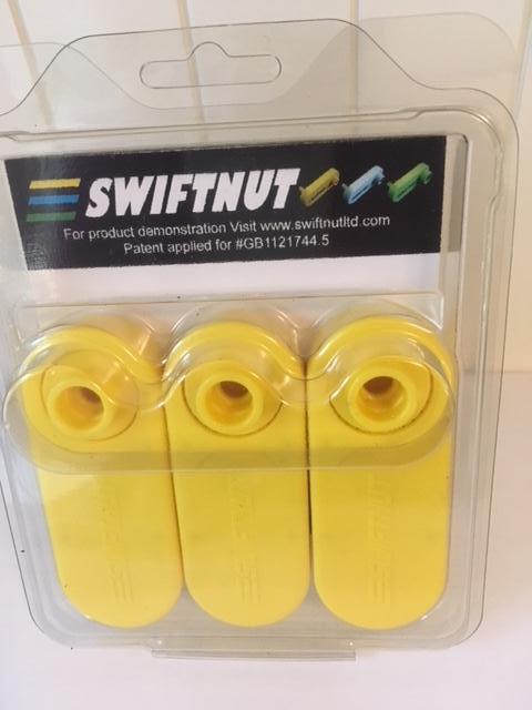 SWIFTNUT Nut-Runners, Pack of 3 - for 6mm (M6) Nuts