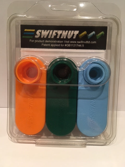 SWIFTNUT Nut-Runners Imperial Mixed Pack of 3 - for 5/16", 3/8" and 1/